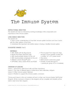 Elementary: Immune System | Human Body Detectives